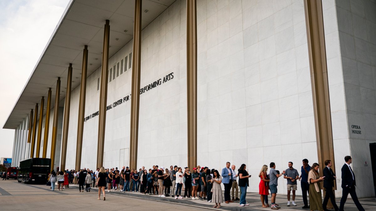 Hundreds attend Kennedy Center prayer vigil for Charlie Kirk – NBC4 ...
