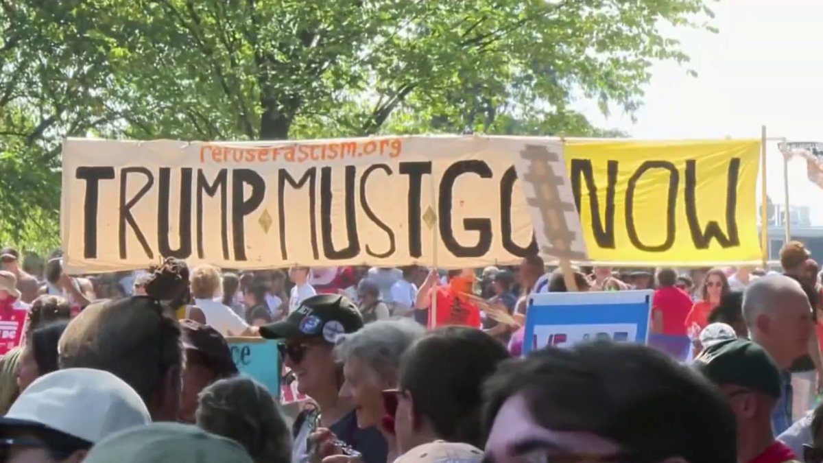 Thousands protest Trump’s National Guard deployment – NBC4 Washington