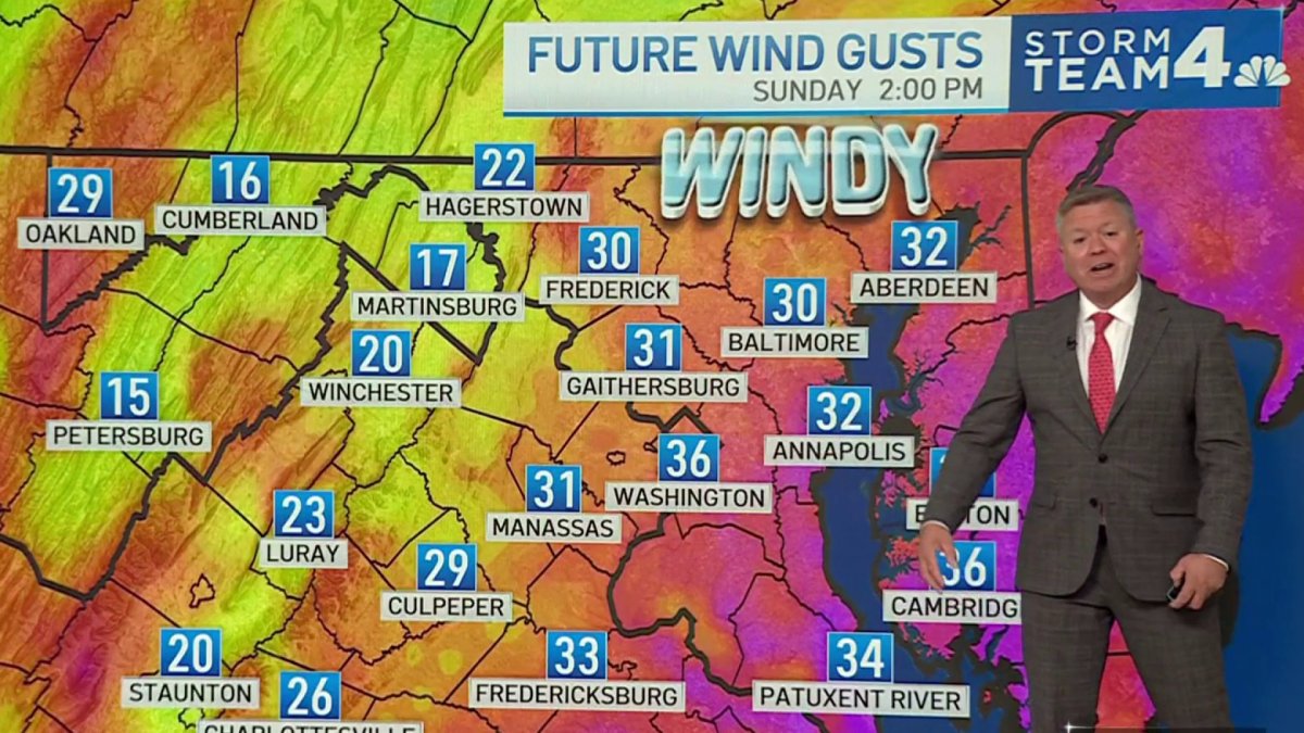 Daytime weather, Oct. 12 – NBC4 Washington