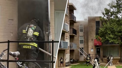 Woman hurt, 85 residents displaced after DC apartment fire – NBC4 ...