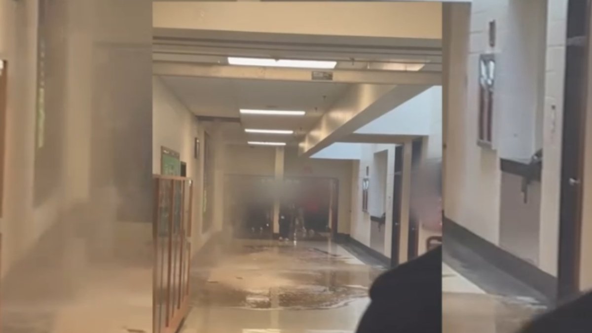 Brown water floods hallway at Quince Orchard High School – NBC4 Washington