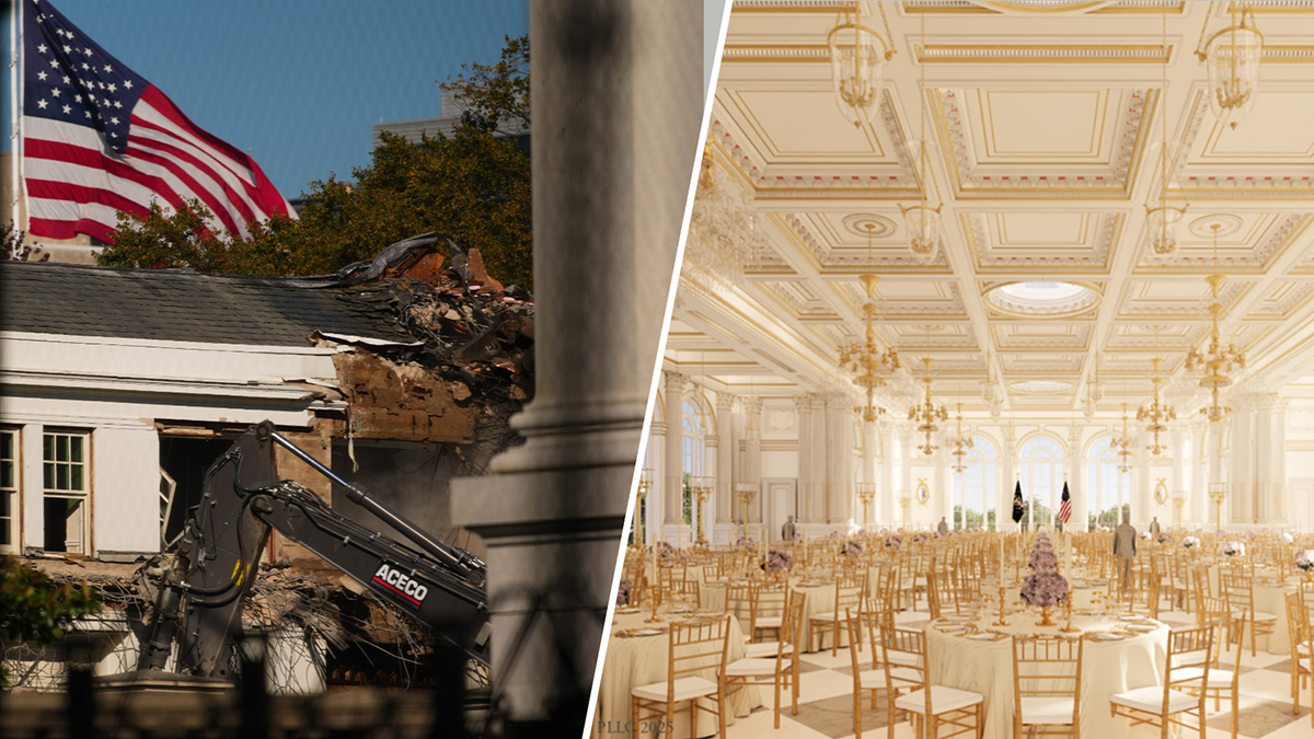 Demolition begins at White House to build Trump’s $250M ballroom – NBC4 ...