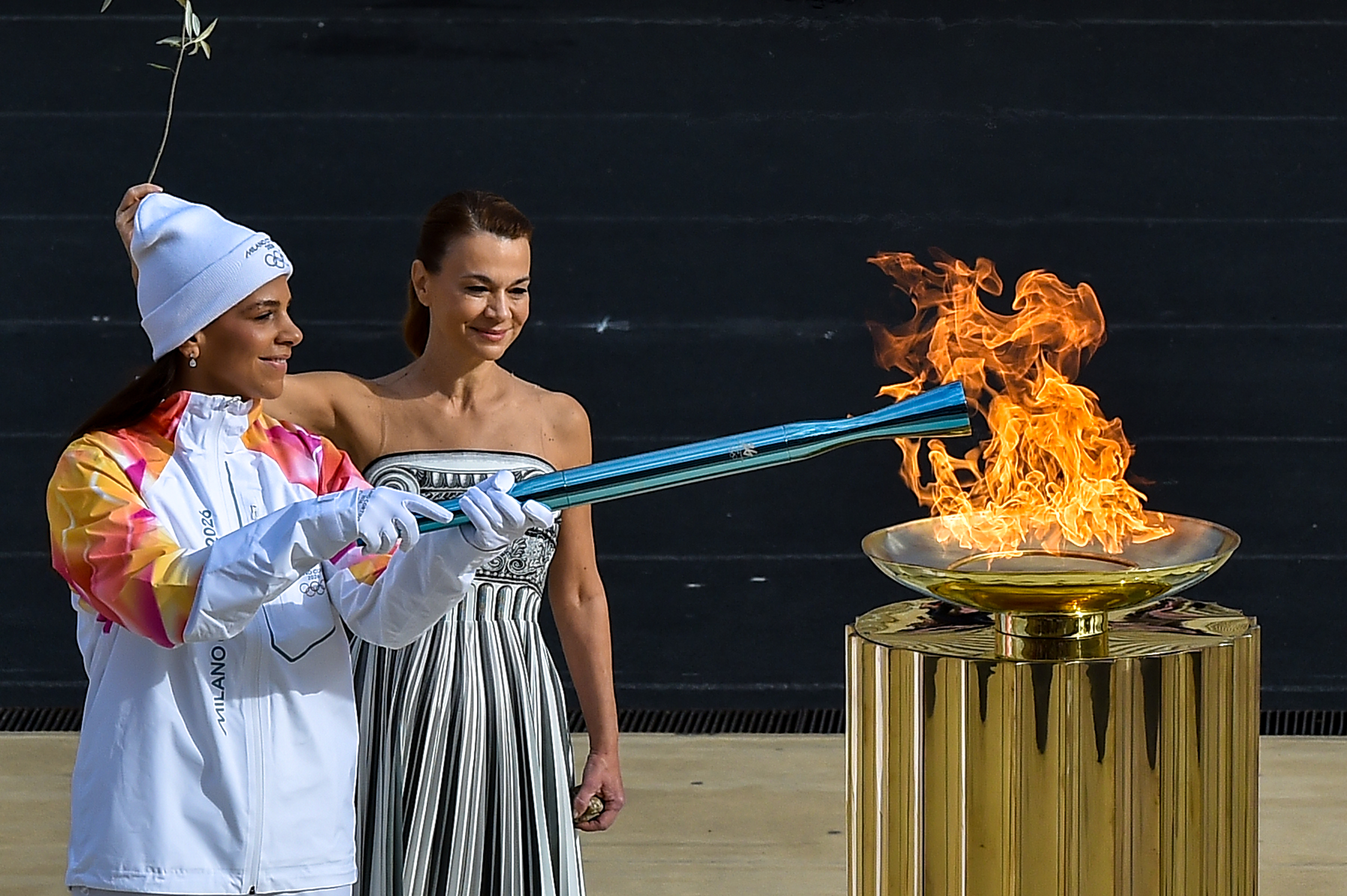 Italy receives Olympic flame for Milan Cortina 2026 Winter Games – NBC4 ...