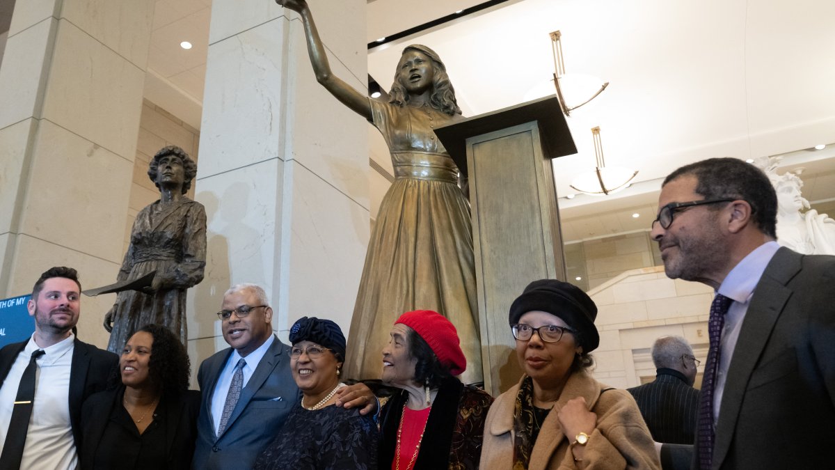 US Capitol unveils statue of teen civil rights icon Barbara Rose Johns – NBC4 Washington