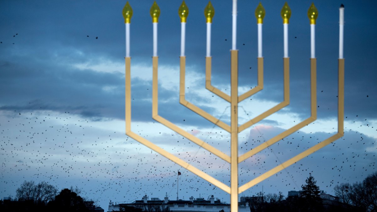 National Menorah Lighting in DC dedicated to Bondi Beach victims – NBC4 ...