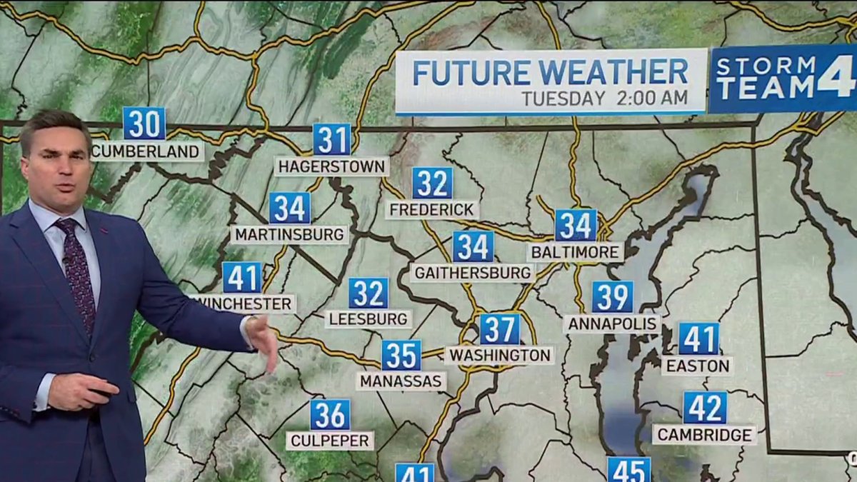 Evening weather, Jan. 5 – NBC4 Washington