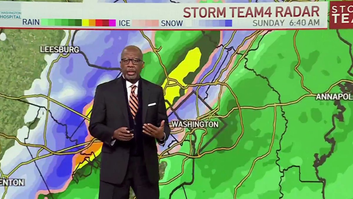 Daytime weather, Jan. 18 – NBC4 Washington