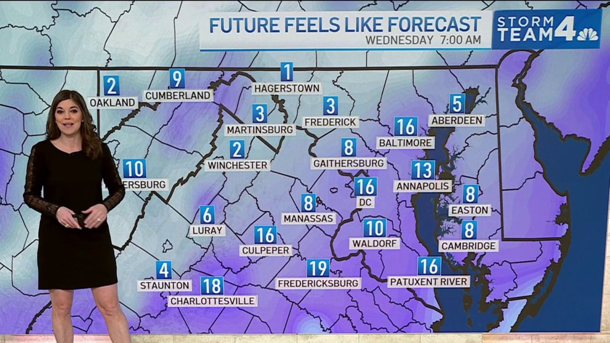 Midday weather, Jan. 20 – NBC4 Washington