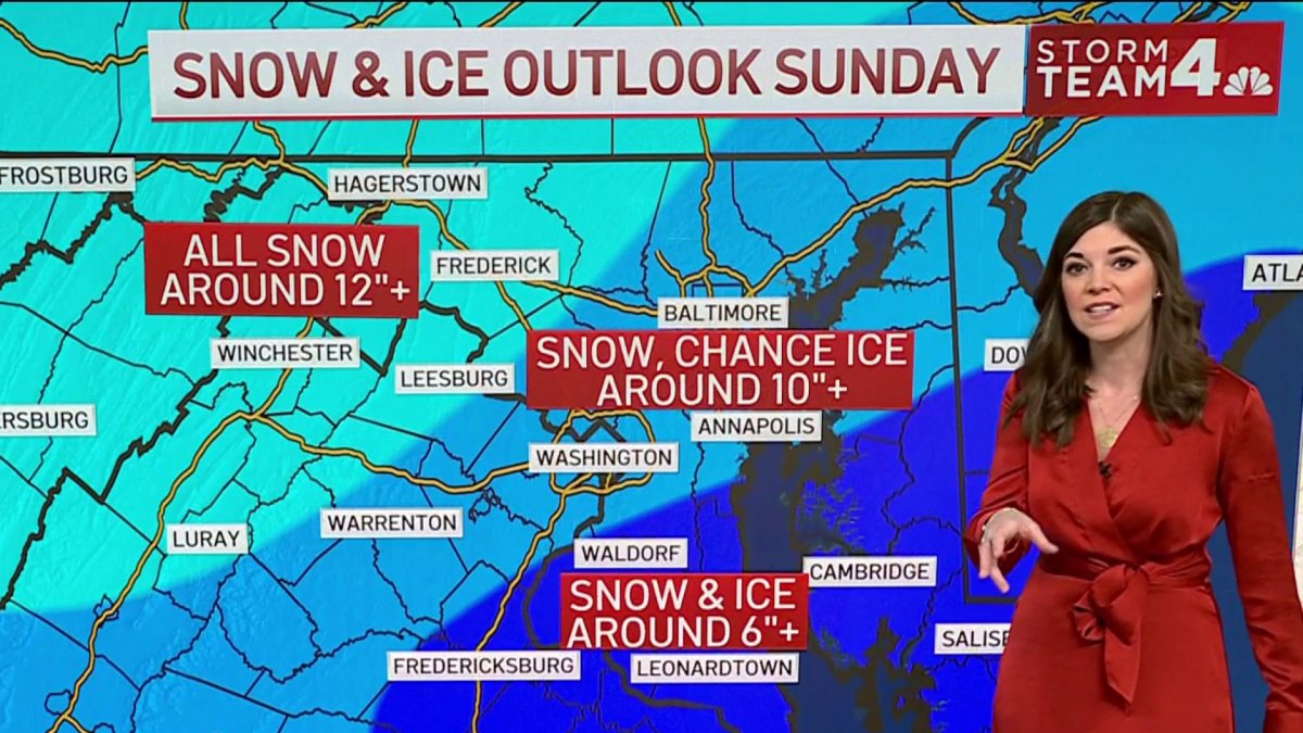 Midday weather, Jan. 22 – NBC4 Washington