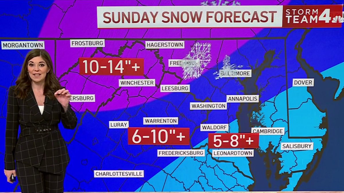 Midday weather, Jan. 23 – NBC4 Washington