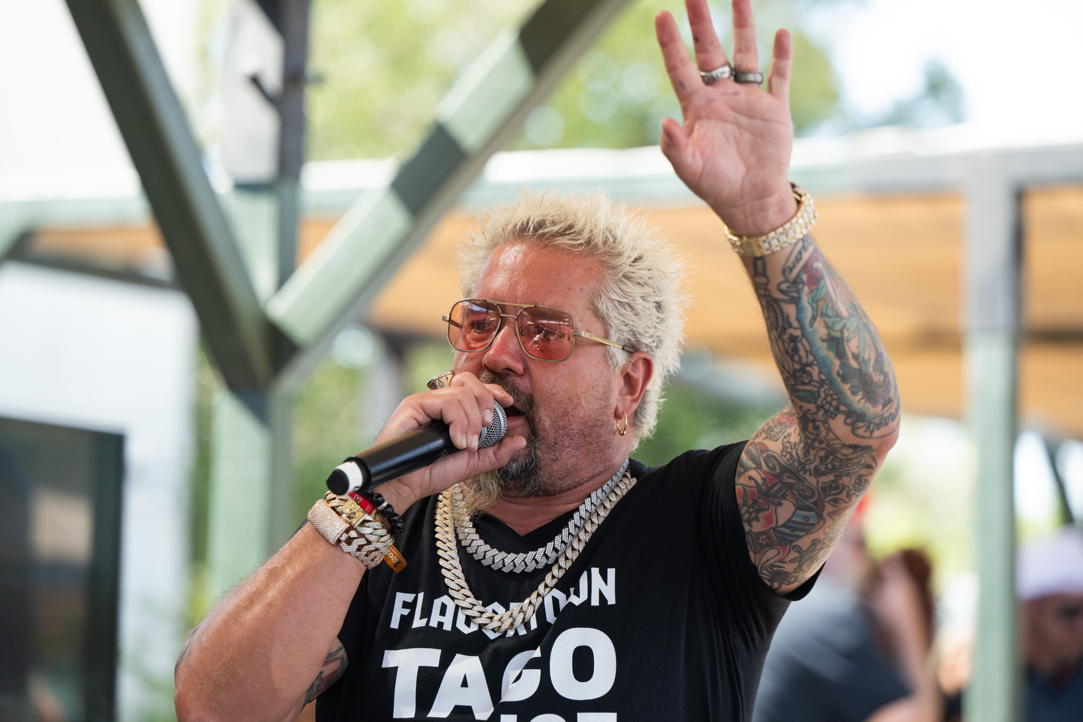 Guy Fieri’s AI birthday hair, wardrobe transformation – NBC4 Washington