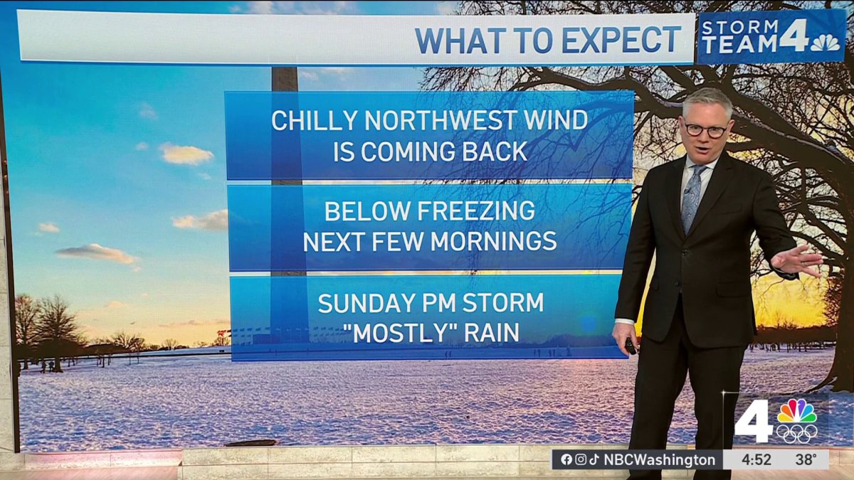 Storm Team4 morning forecast, Feb. 11 – NBC4 Washington