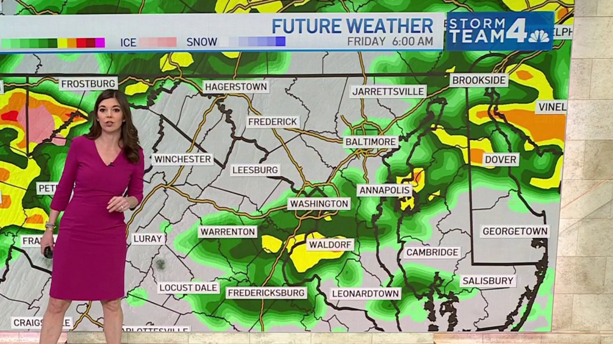 Evening weather, Feb. 18 – NBC4 Washington