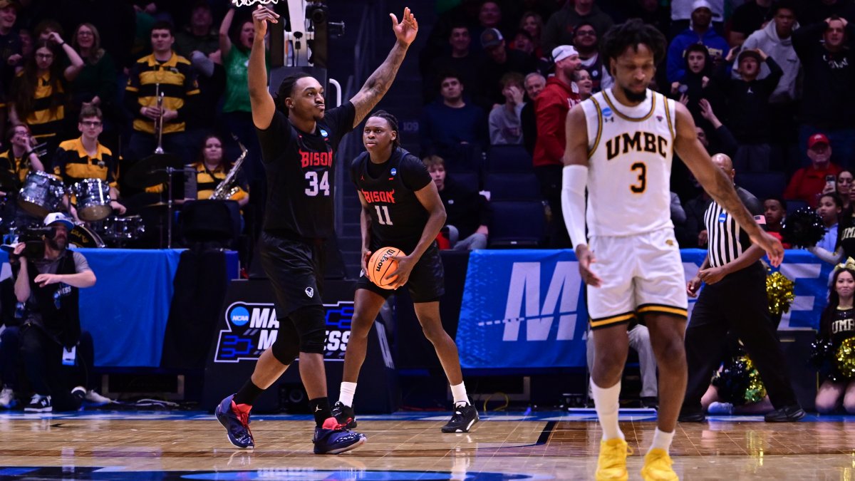 Howard gets its first March Madness win, holding off UMBC 86-83 in the ...