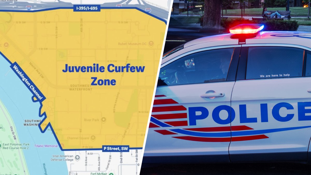 DC police enforcing 4 juvenile curfew zones this weekend – NBC4 Washington