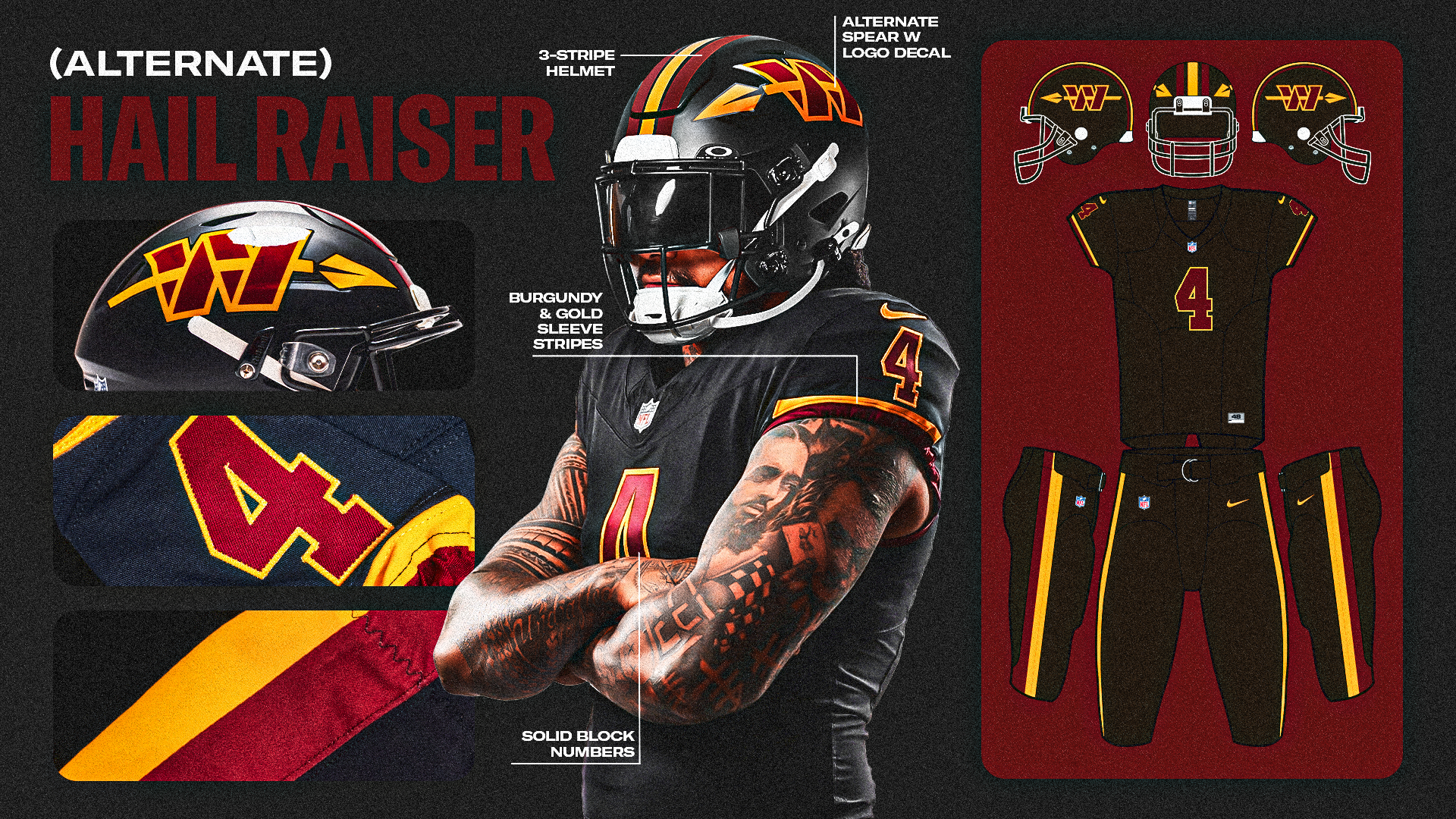 Commanders unveil ‘Hail Raiser’ uniform – NBC4 Washington
