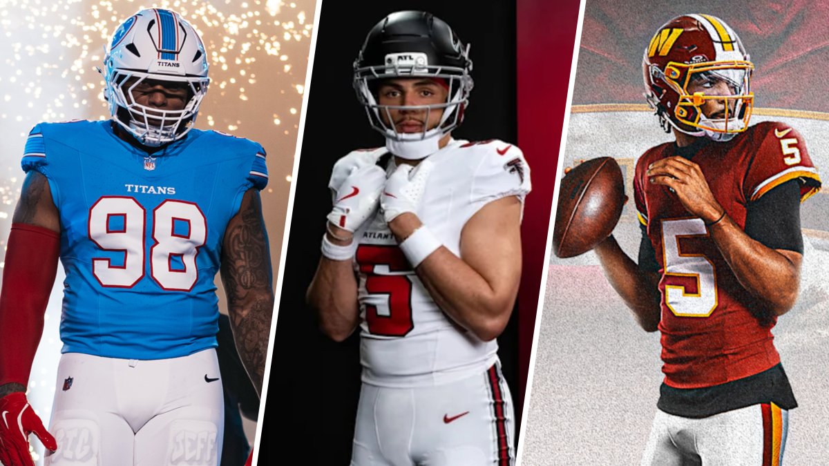 Tracking the new NFL uniforms 2026: Titans, Falcons, Commanders – NBC4 ...