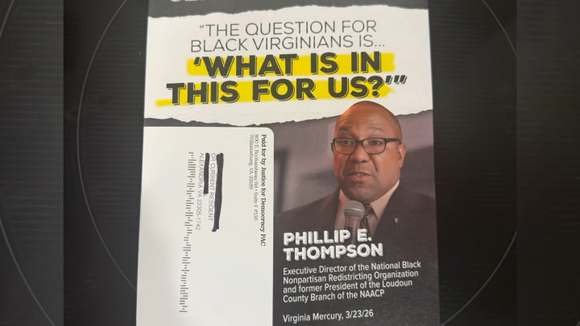 Virginia redistricting: Misleading flyers go out before election – NBC4 ...
