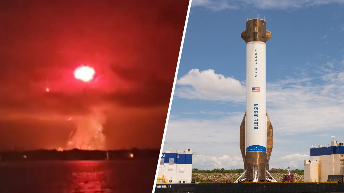 Blue Origin rocket explodes during engine-firing test – NBC4 Washington