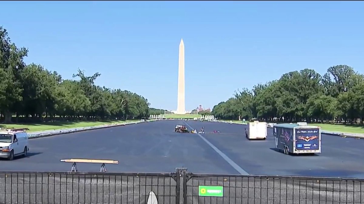 Reflecting Pool will be filled with water, Trump says – NBC4 Washington