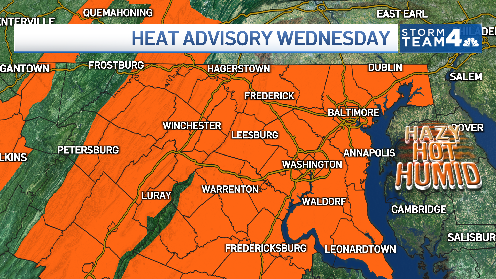 Dangerous, triple-digit heat coming to DC, Maryland, Virginia – NBC4 ...